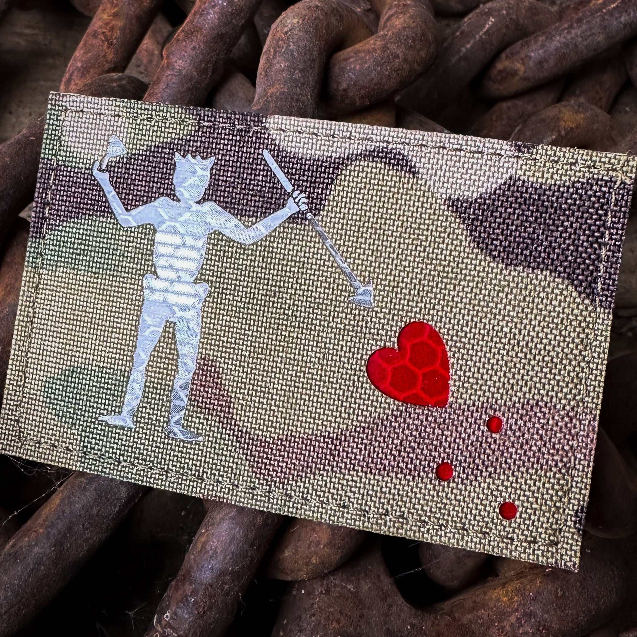 Laser Cut Reflective Edward Teach Blackbeard Pirate Flag- 2x3 CORDURA ...