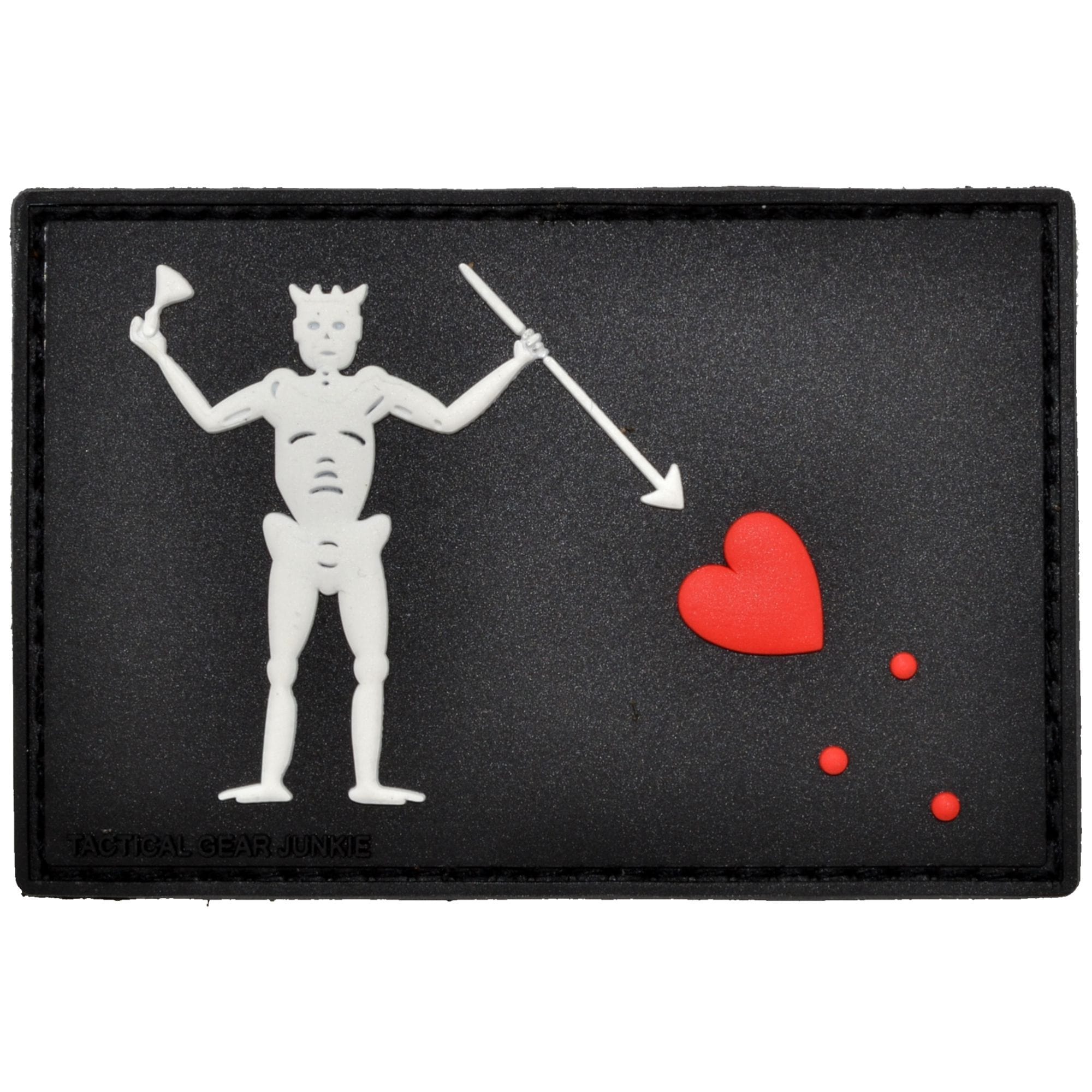 Edward Teach Blackbeard Pirate Flag - PVC Patch – ONE SHEAR®