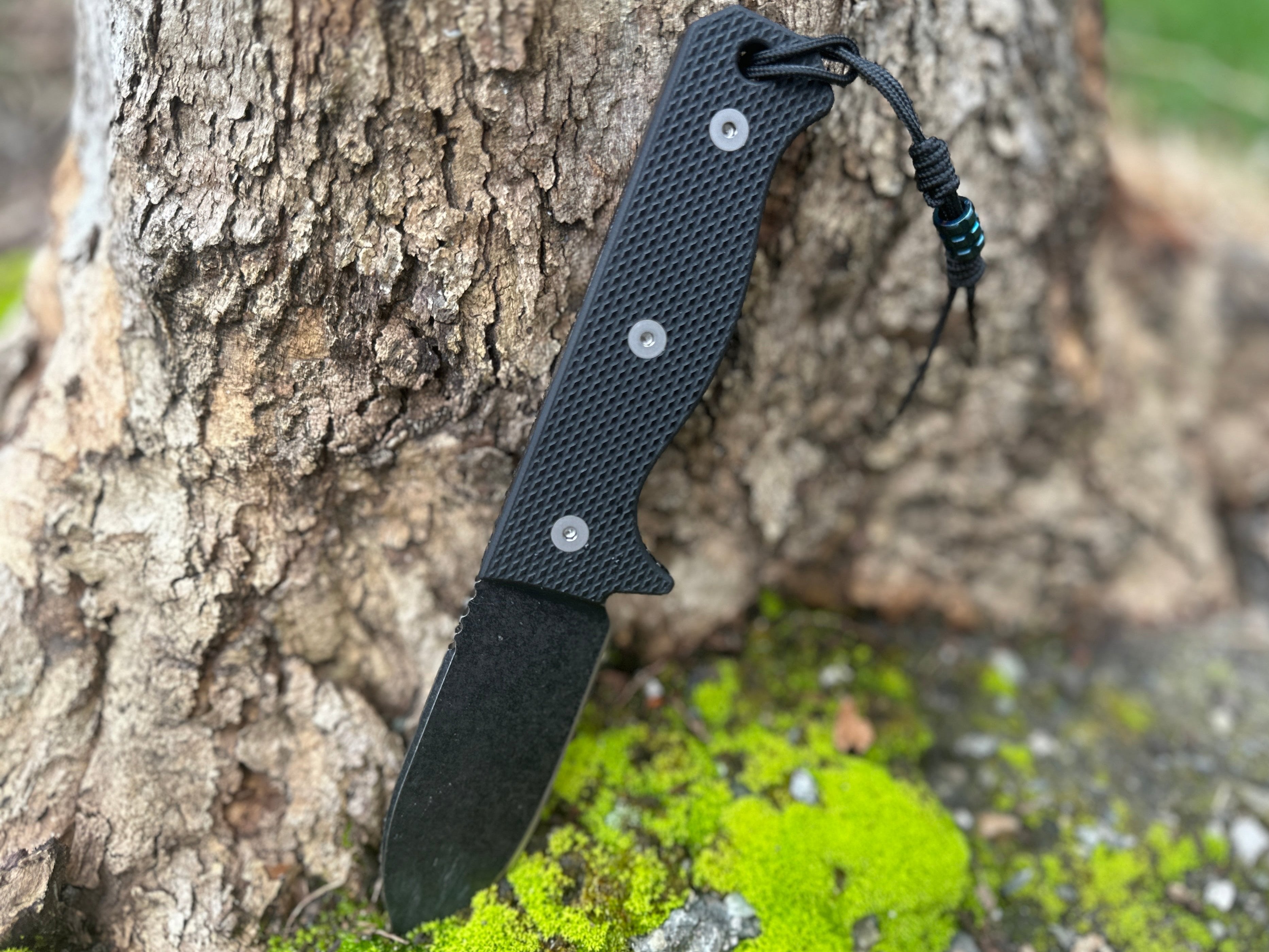 R4A - Ready 4 Action Knife / D2 Fixed Blade ( G10 Black Scales ) – ONE ...