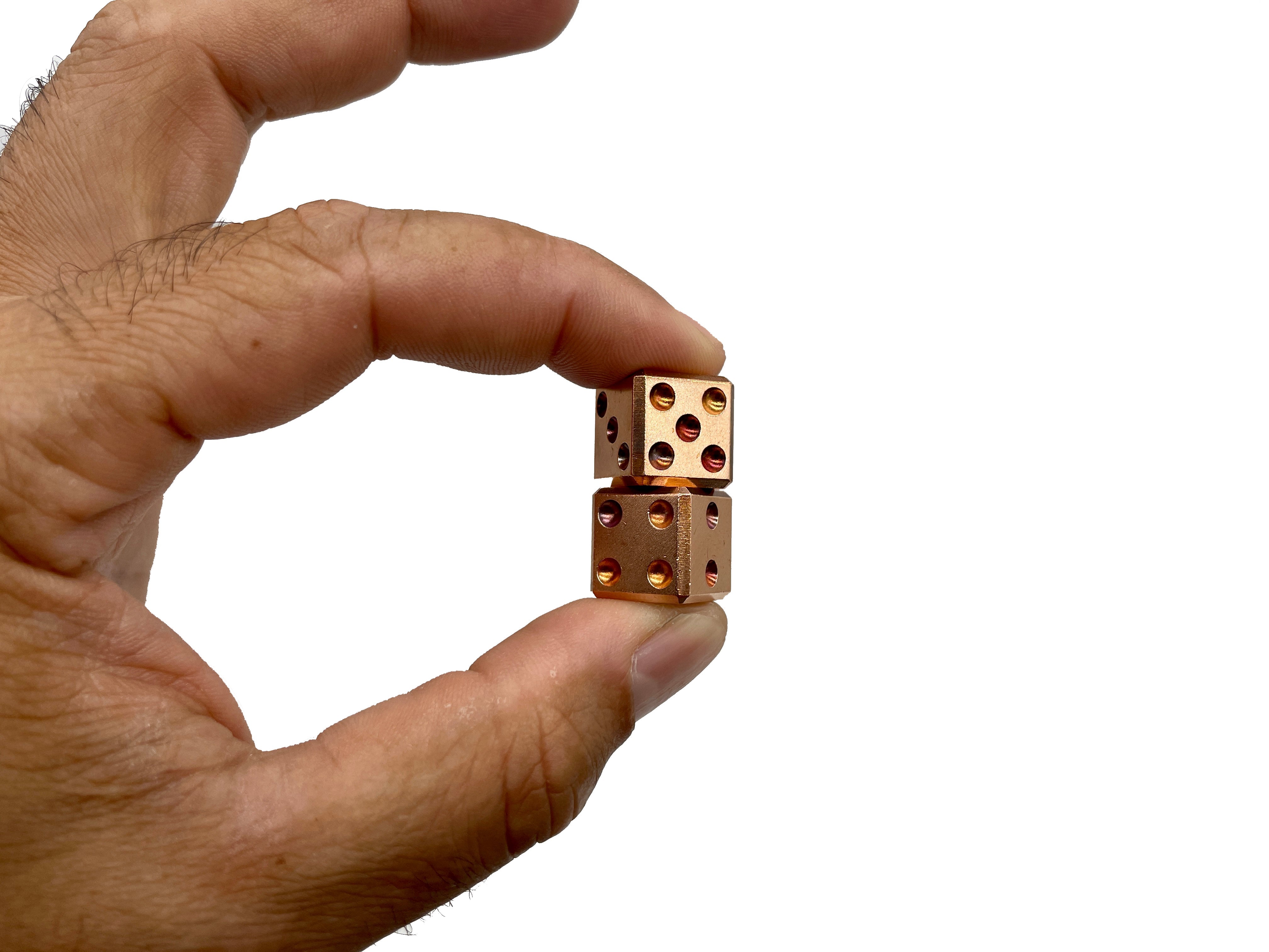 Pair-A-Dice - Copper Dice Set – ONE SHEAR®