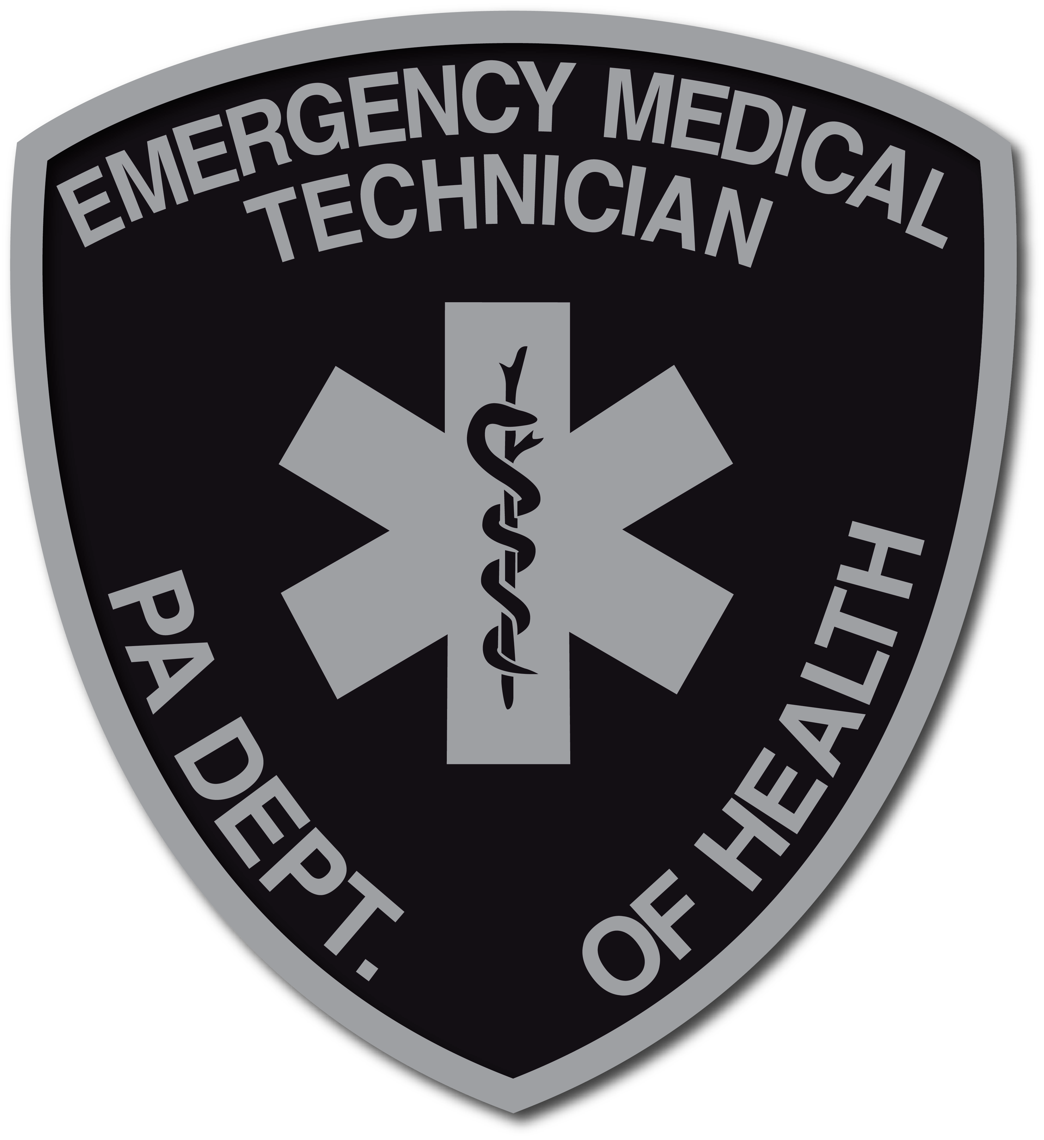 SUBDUED PENNSYLVANIA (PA) EMT PATCH WINDOW DECAL | ONE SHEAR®