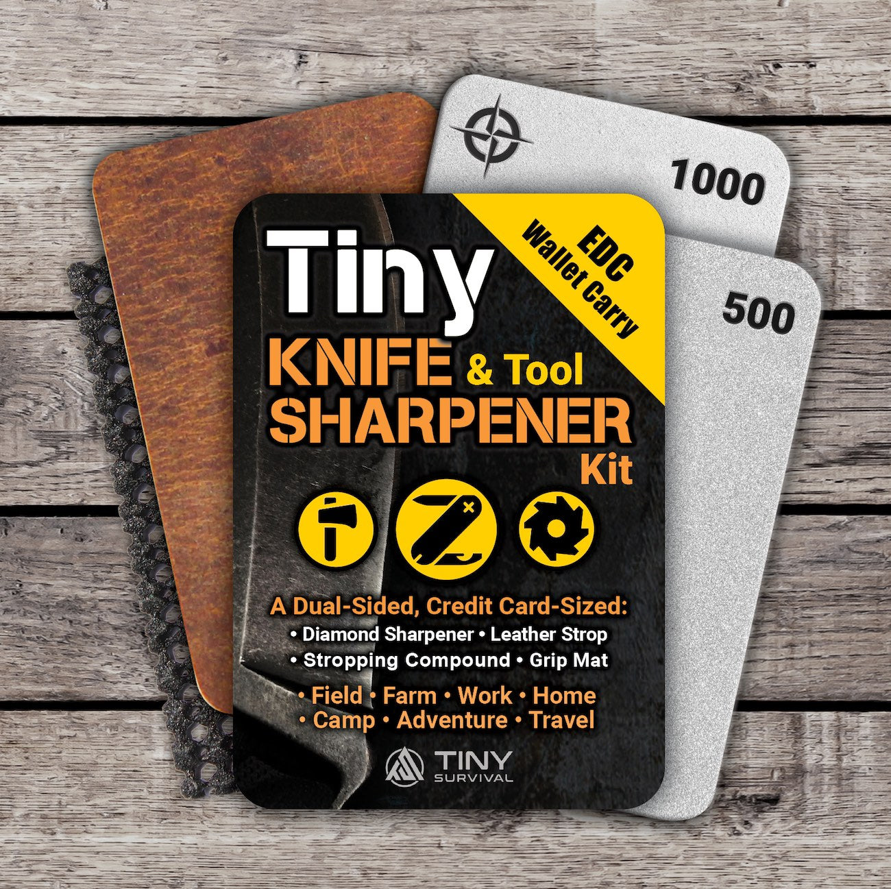 Tiny Knife Sharpener Kit - EDC – ONE SHEAR®