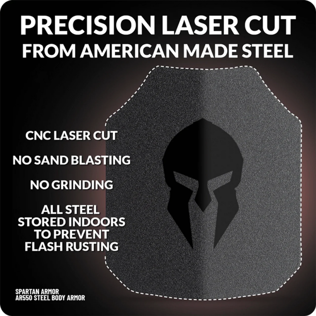 Spartan Level III+ AR550 Steel Body Armor Package – ONE SHEAR®