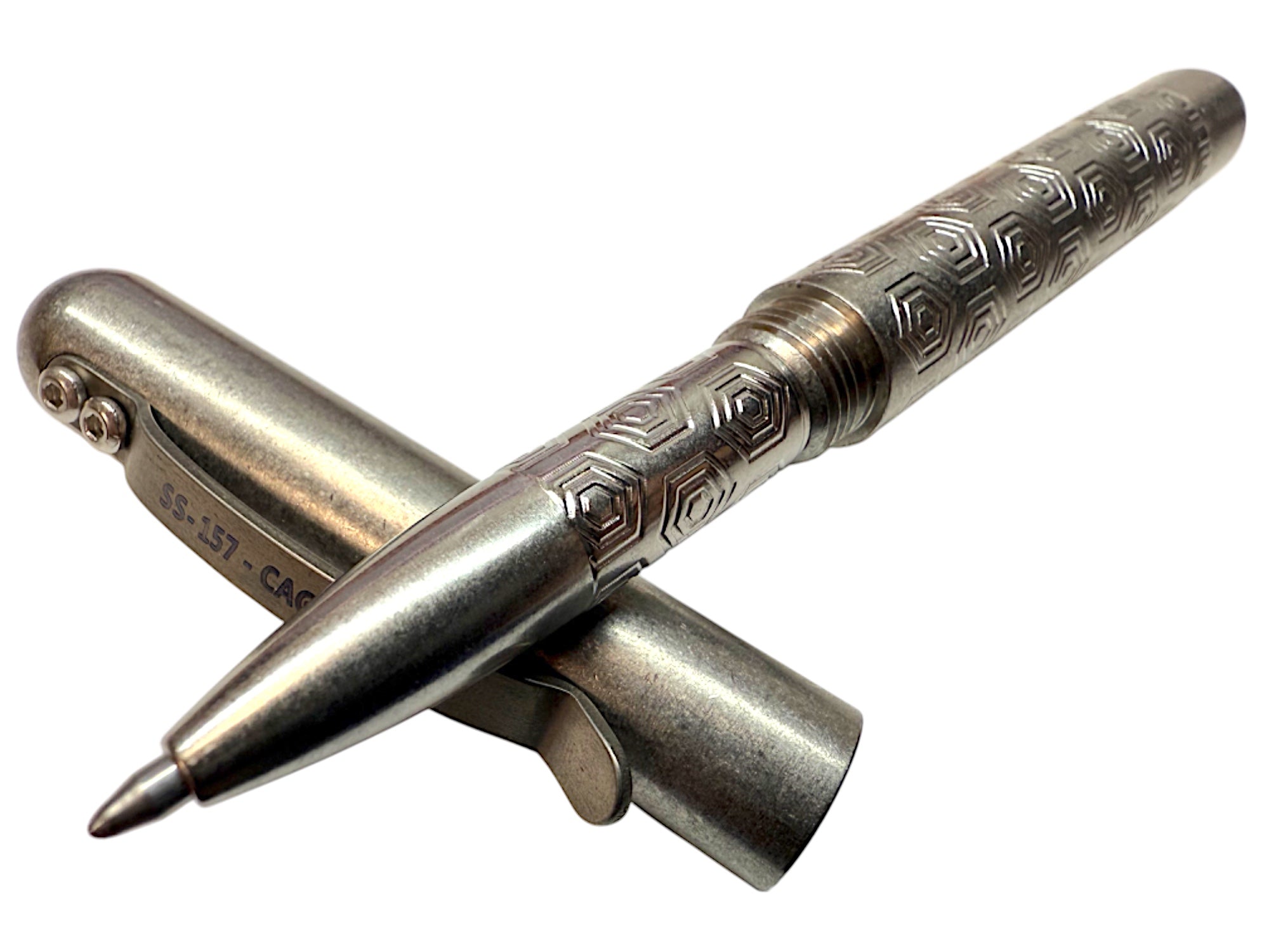 Stainless Embassy Pen REV 4 🚨 New 2025 Batch 🚨 – ONE SHEAR®